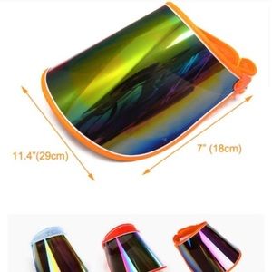 MiamiBoutique | Makeup | Solar Face Shield Sun Visor Hat Post Peel Face ...